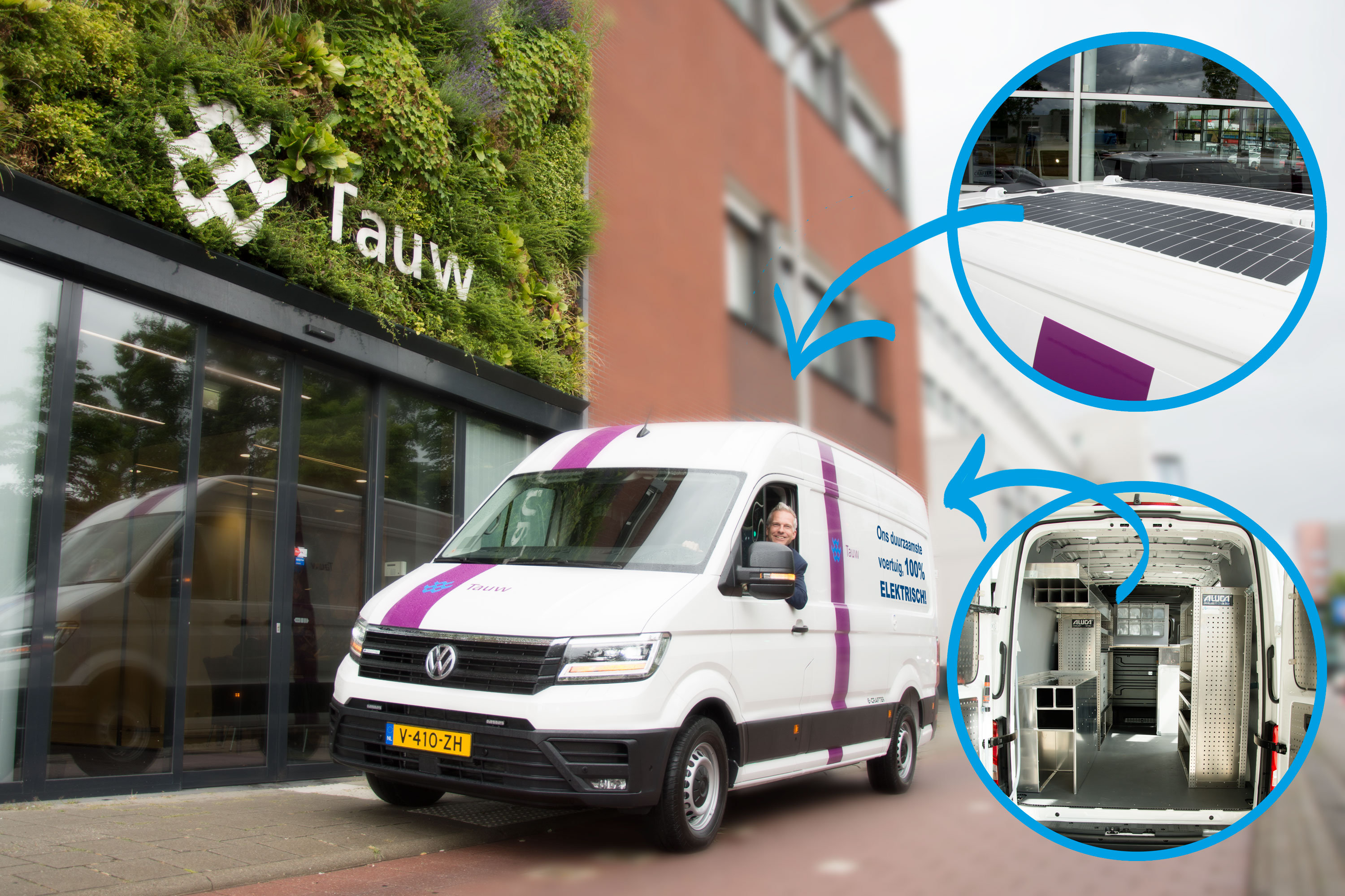 Tauw neemt e-Crafter in gebruik: eerste elektrische veldwerkbus voor ...